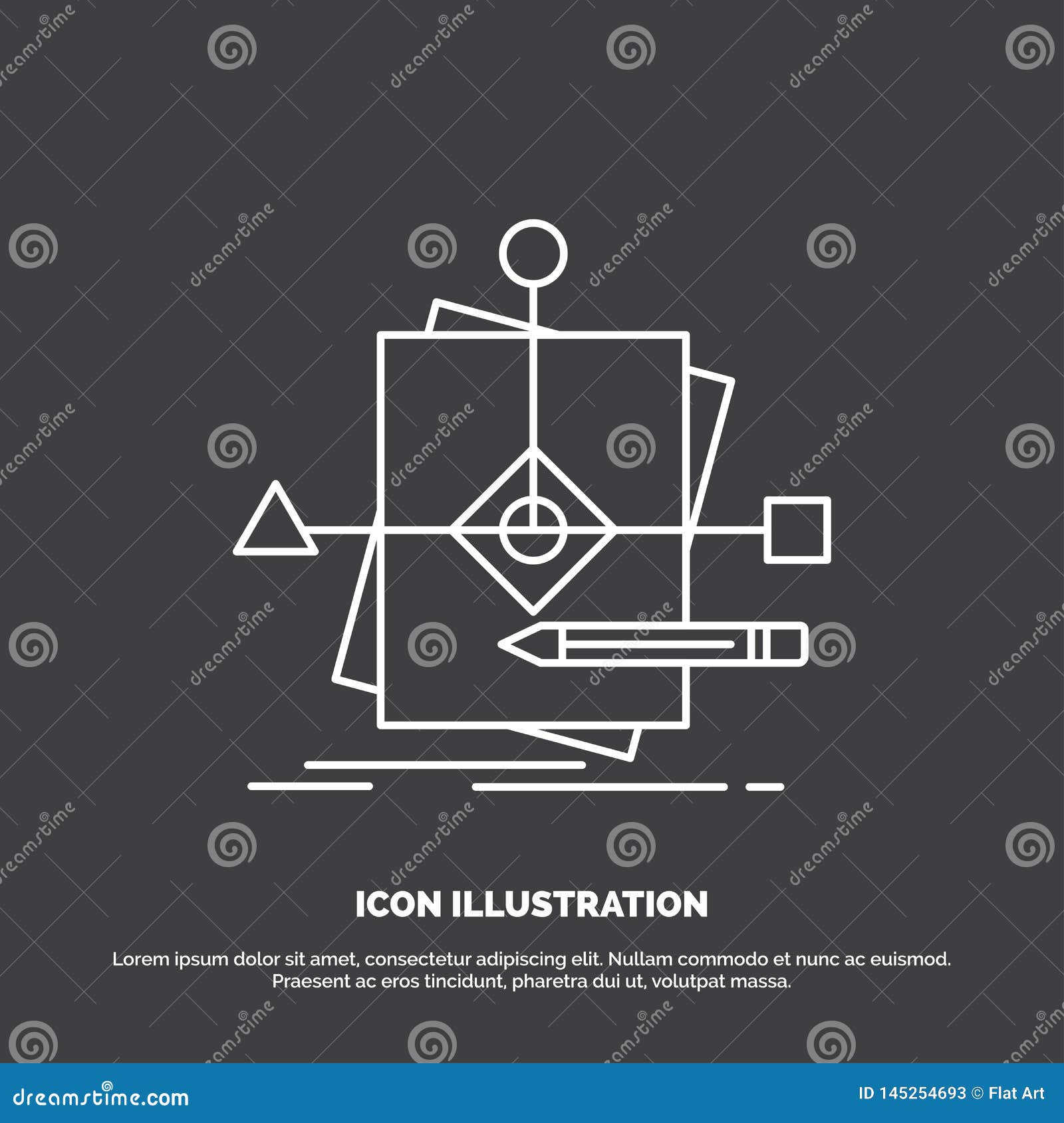 Algorithm, Business, Foretelling, Pattern, Plan Icon. Line Vector ...