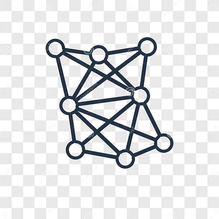 Algorithm Concept Vector Linear Icon Isolated on Transparent Background ...