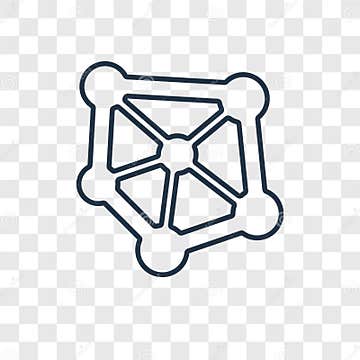 Algorithm Concept Vector Linear Icon Isolated on Transparent Background ...