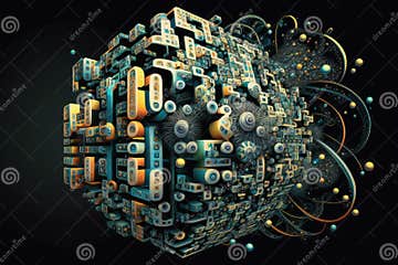 Algorithm, Designed To Find Solution To Complex Problem Using Genetic Programming Stock ...