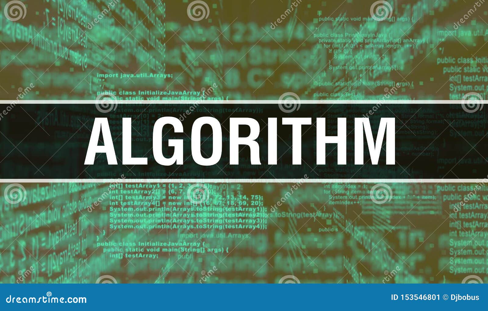 Algorithm With Digital Java Code Text Algorithm And Computer Software Coding Vector Concept