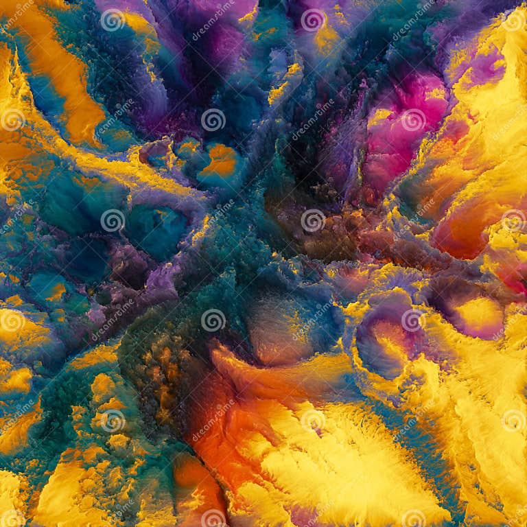 Algorithm of Elevated Colors Stock Photo - Image of ephemeral ...