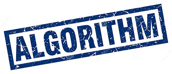 Algorithm stamp stock vector. Illustration of white - 122401442