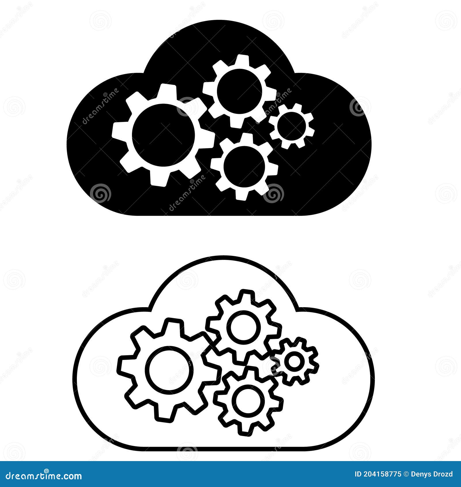 Algorithm Icon Vector Set. Api Illustration Sign Collection. Programming Symbol Stock Vector ...