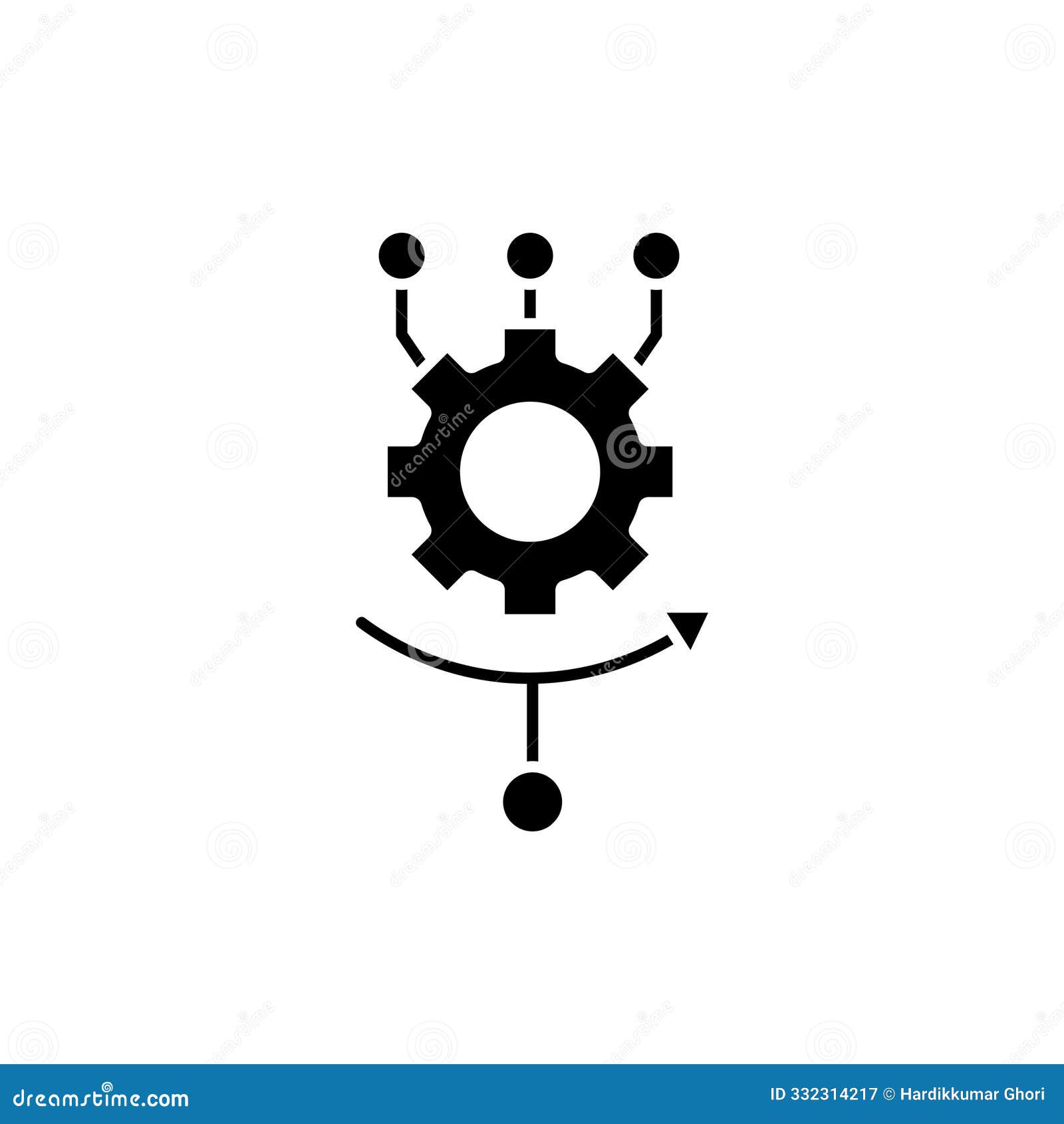 Algorithm Icon For Computer Science, Data Analysis, And Machine ...