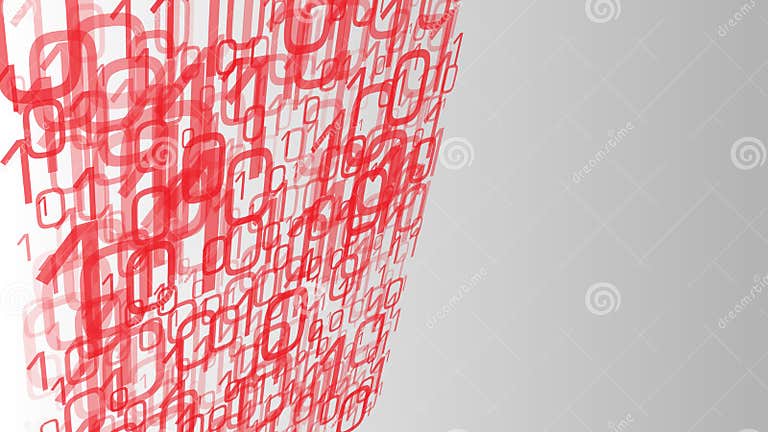 Algorithm Machine Learning Zeros Ones Abstract Art Vector Background Stock Vector