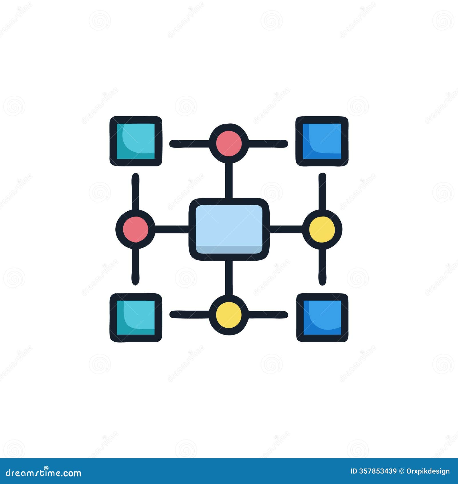 Algorithm, Structure, Tree Vector Icon On Transparent Background ...