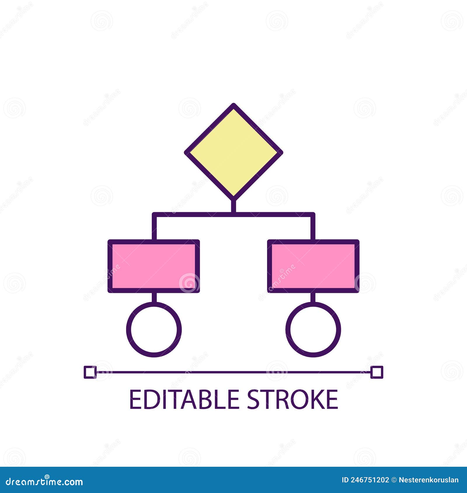 Algorithm Structure RGB Color Icon Stock Vector - Illustration of task ... Algorithm Structure RGB Color Icon Stock Vector - Illustration of task ...