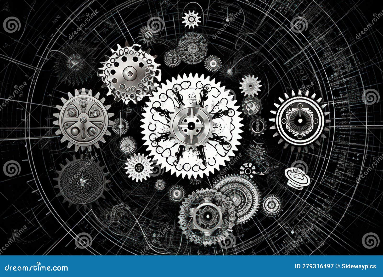 Algorithmic Discrimination - Generative AI Stock Illustration ...