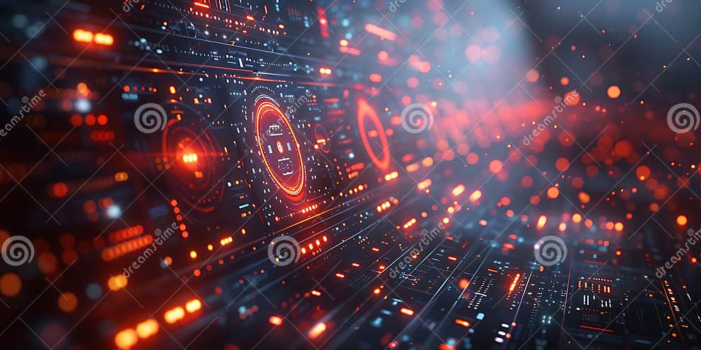 Algorithmic Insights Modern Business Tech Visualizations Stock 4119