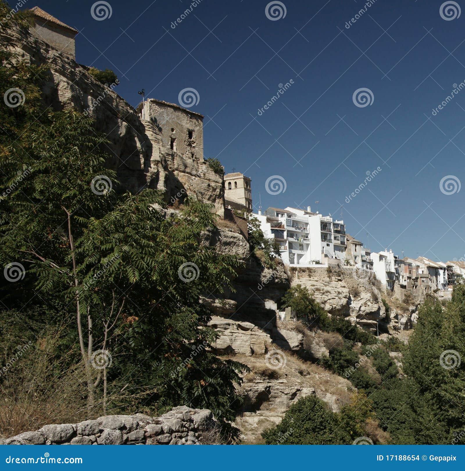 Alhama de Granada stock photo. Image of granada, cliff - 17188654