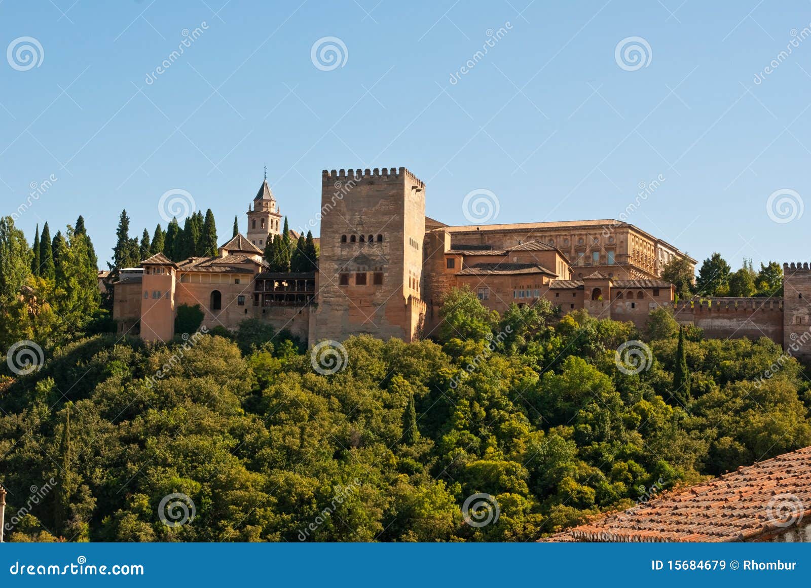 The Alhambra stock image. Image of spain, islam, historical - 15684679