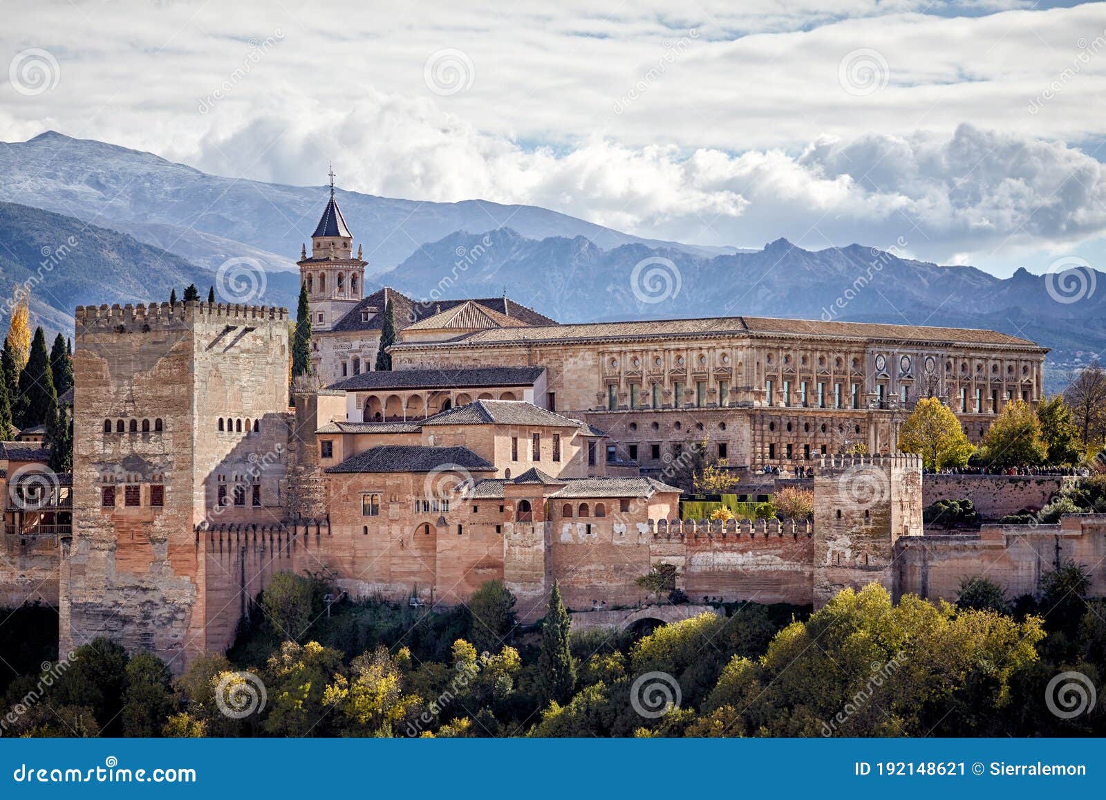 Alhambra, Andalusia, Spain stock image. Image of spanish - 192148621