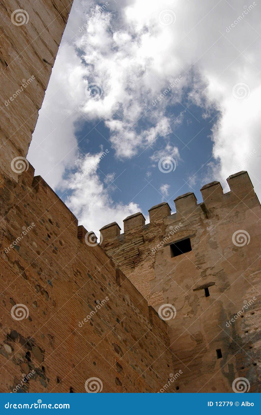 Alhambra : castle stock image. Image of europe, granada - 12779