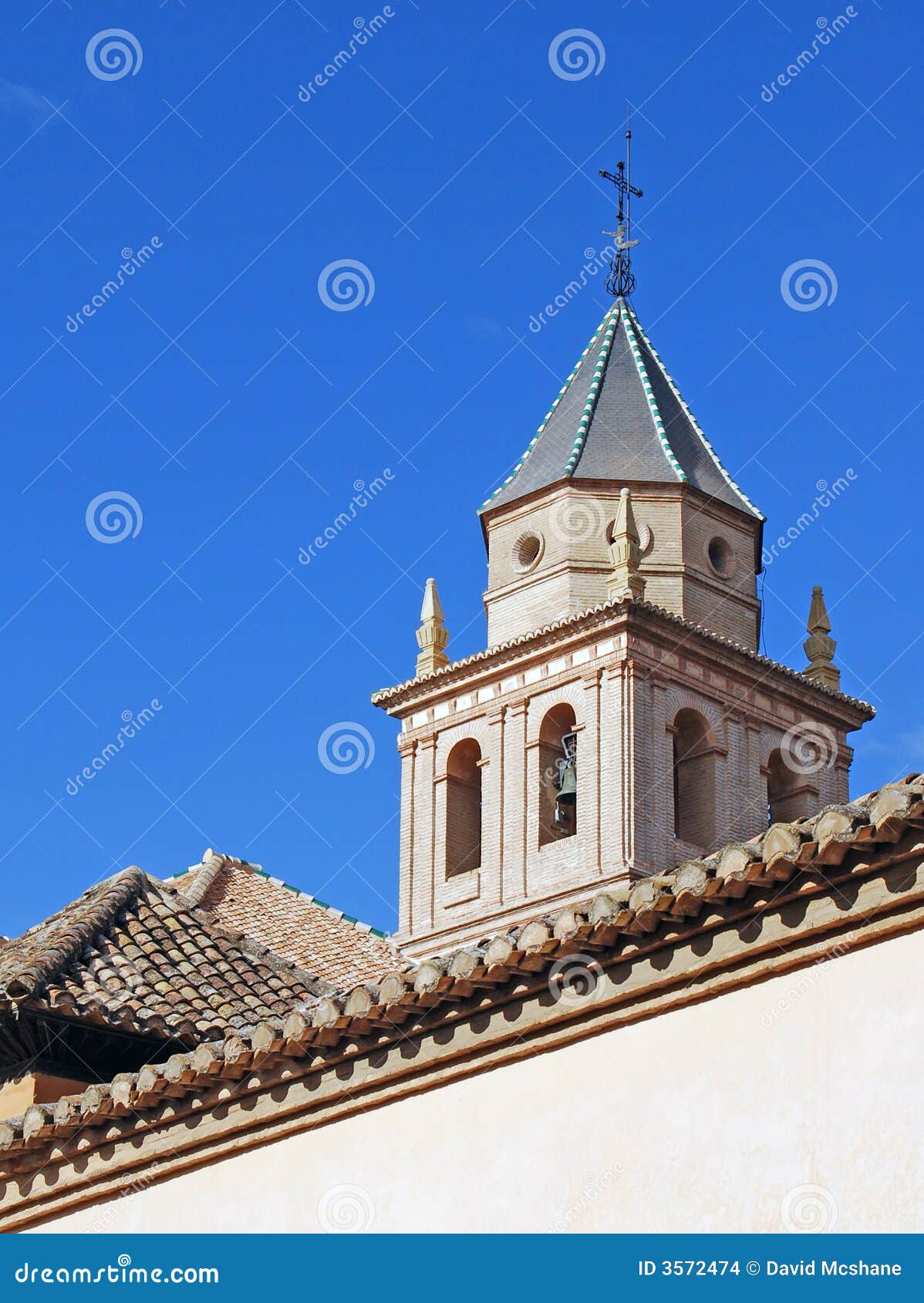 Alhambra Cathedral stock photo. Image of bell, believe - 3572474