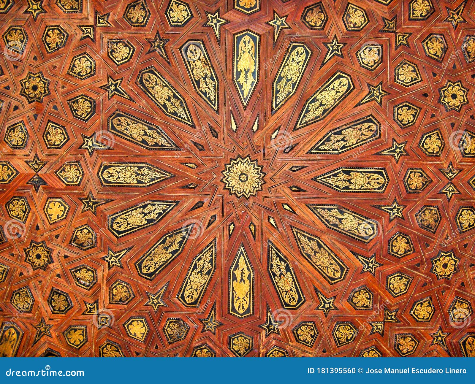 Alhambra of Granada with Motifs Stock Photo - Image of andalusia ...