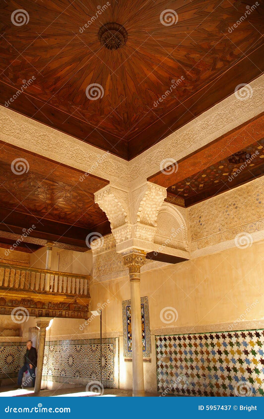 Alhambra IV stock image. Image of wooden, alhambra, pattern - 5957437