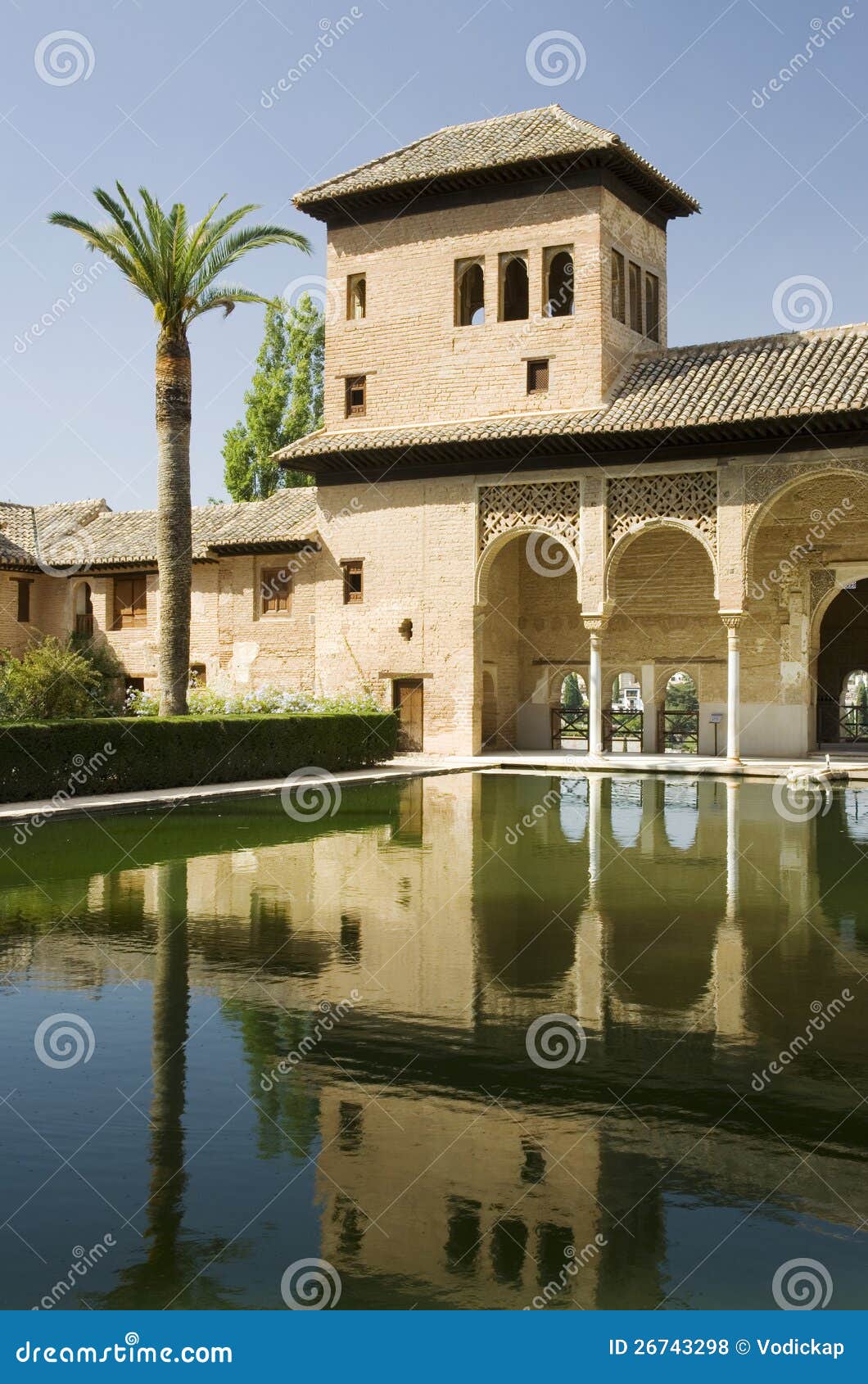 Alhambra - Ladies Tower stock photo. Image of arabic - 26743298