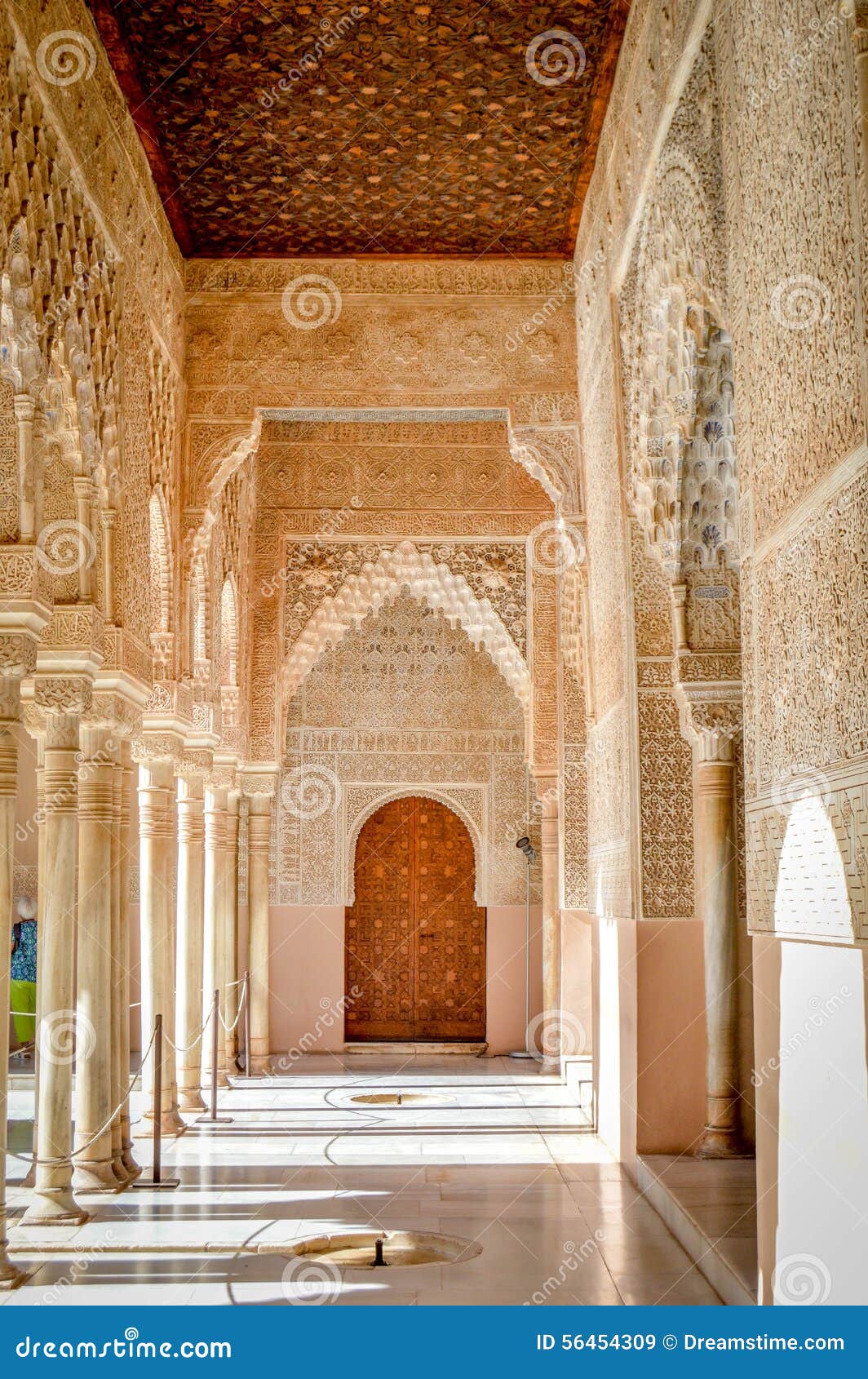 Alhambra stock image. Image of beautiful, plants, geometric - 56454309
