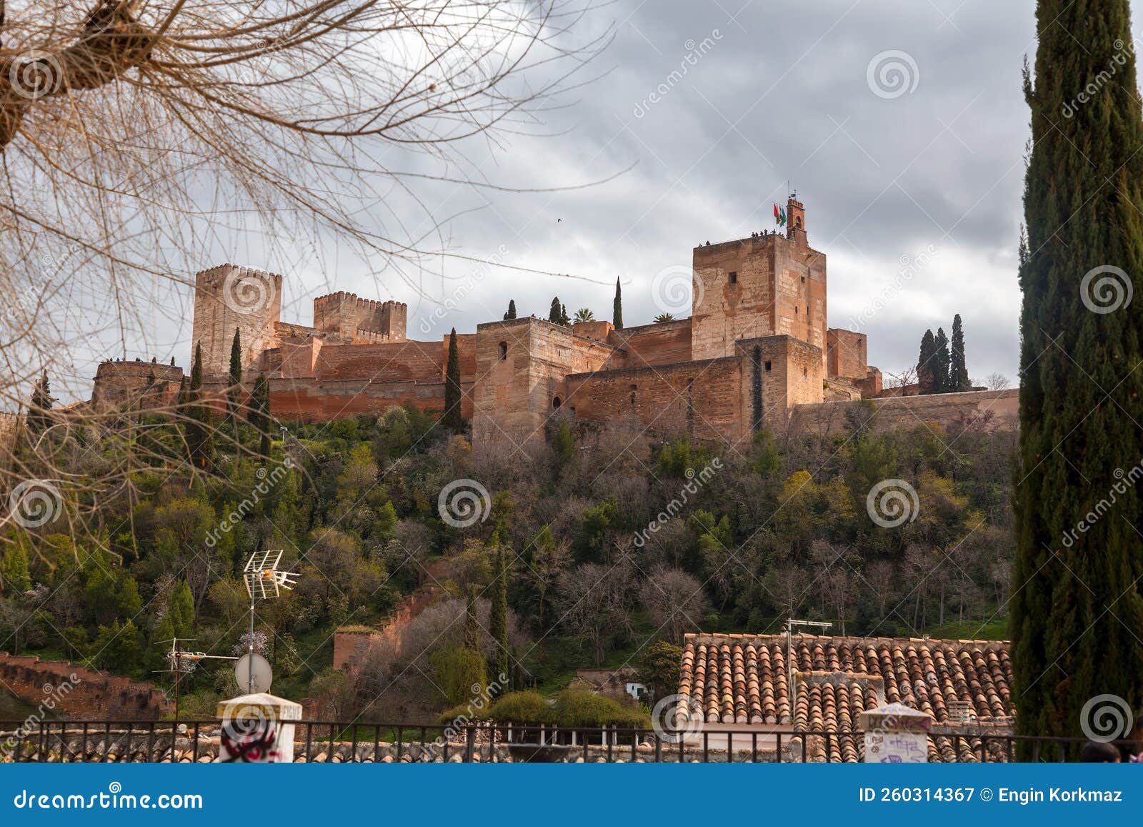 Alhambra Palace in Granada, Andalusia, Spain Editorial Photography ...