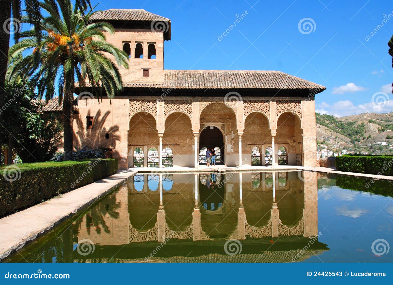 Alhambra Palace, Granada, Spain Stock Image - Image of muslim, culture ...