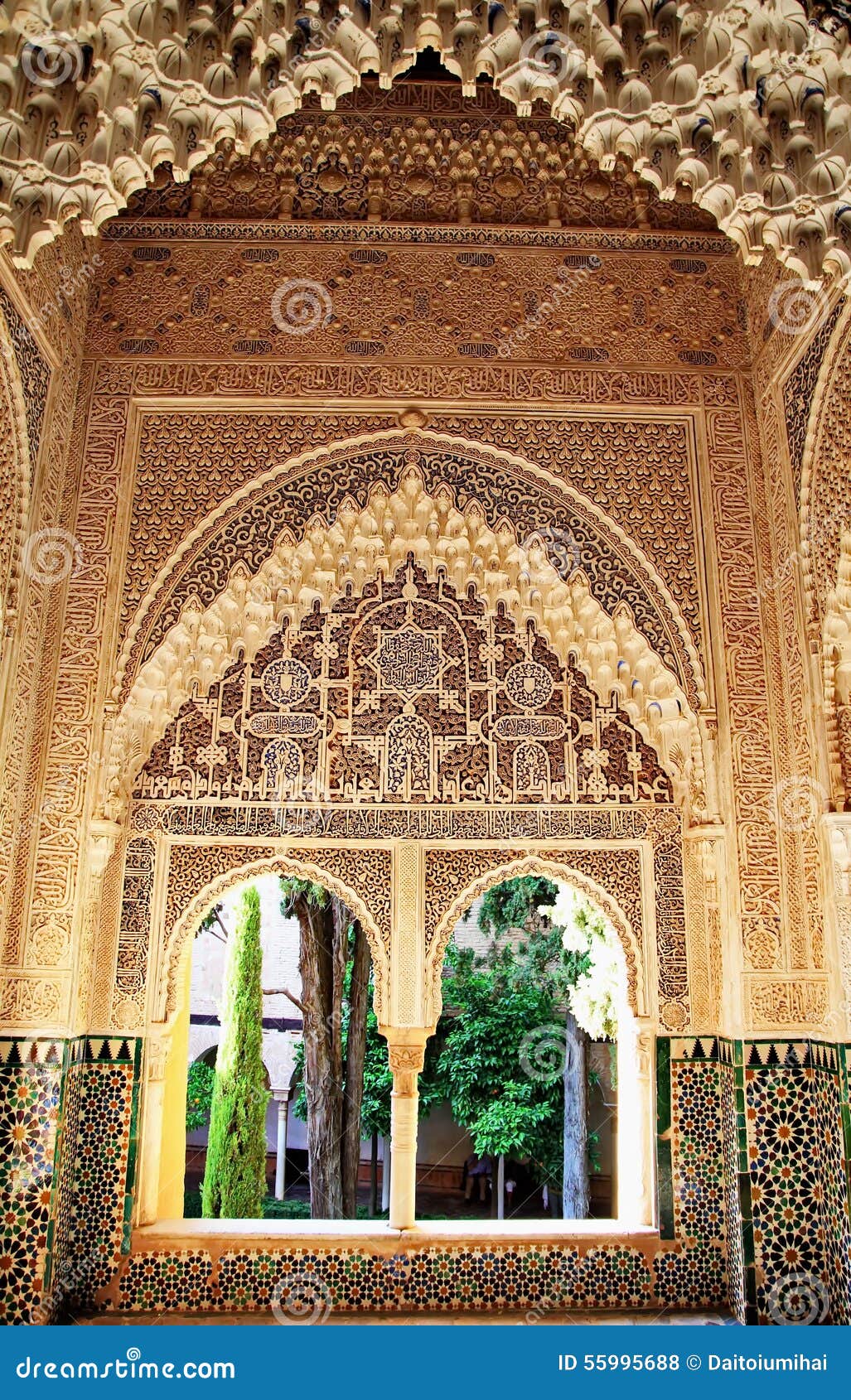 Alhambra Palace, Granada, Spain Editorial Stock Photo - Image of arabic ...