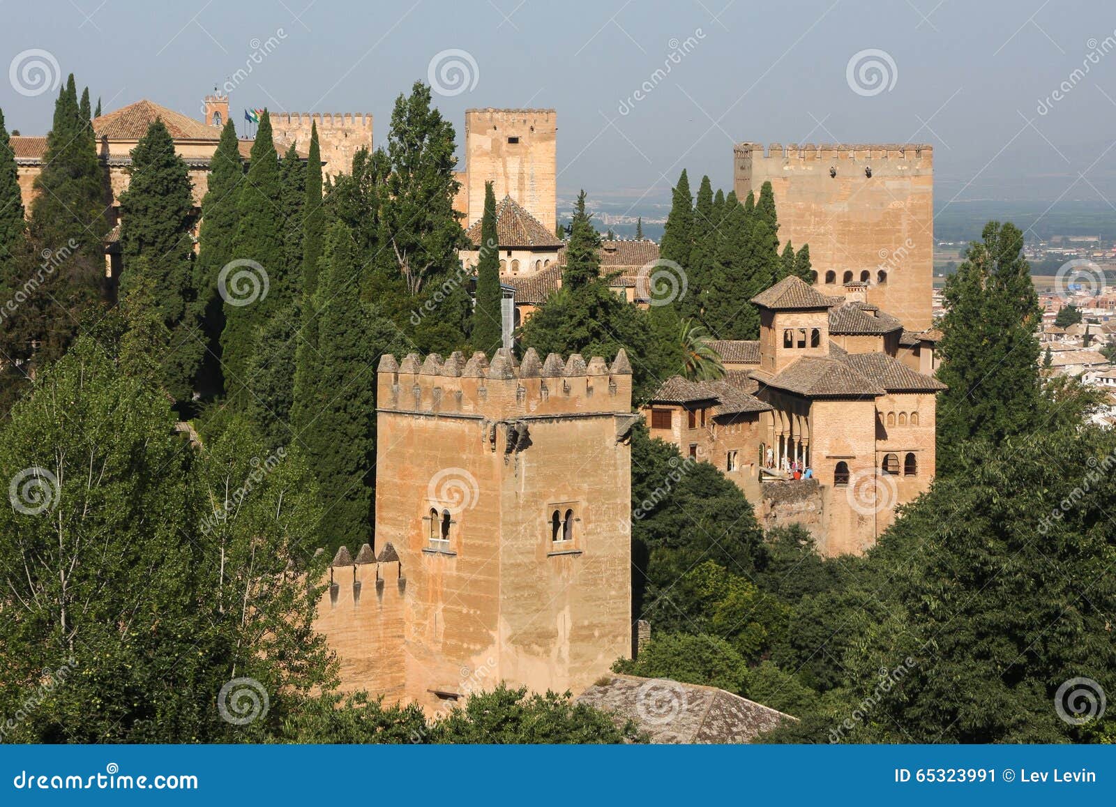 Alhambra Royal Castle, Granada Stock Image - Image of granada, tower ...