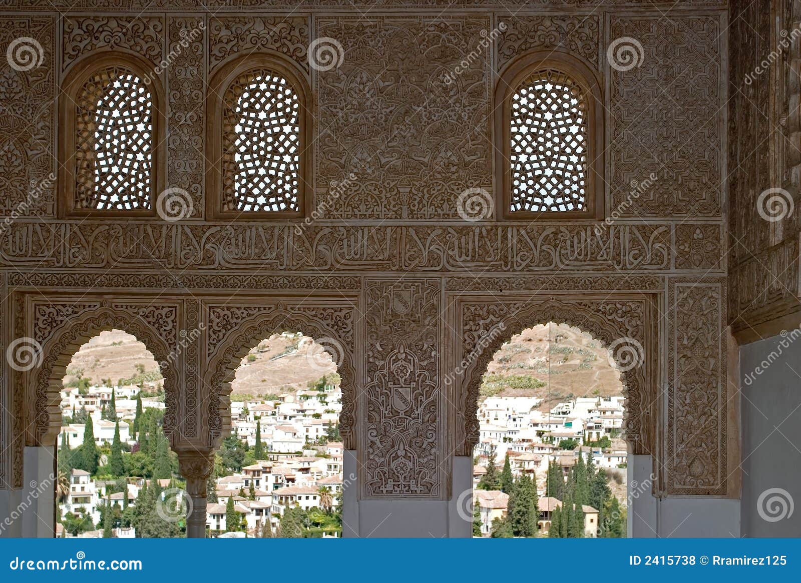 Alhambra s window stock photo. Image of palace, monument - 2415738