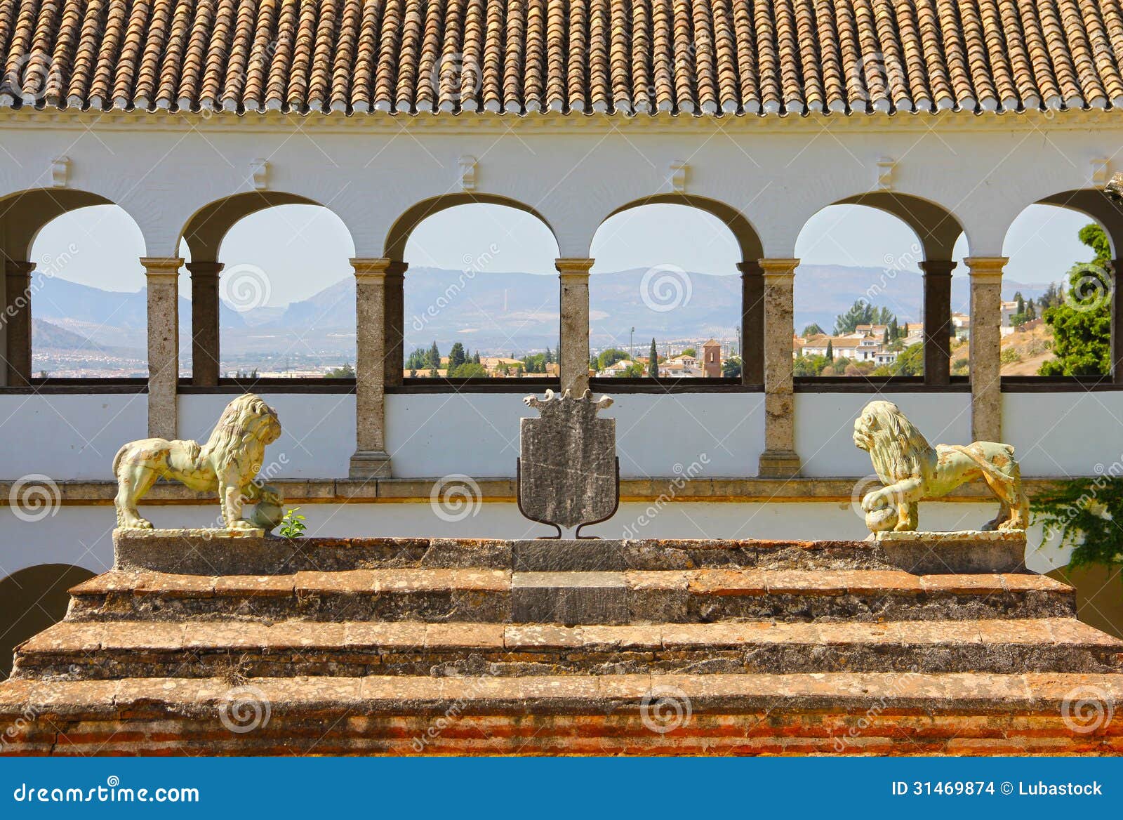 Alhambra stock photo. Image of arab, gallery, hambra - 31469874