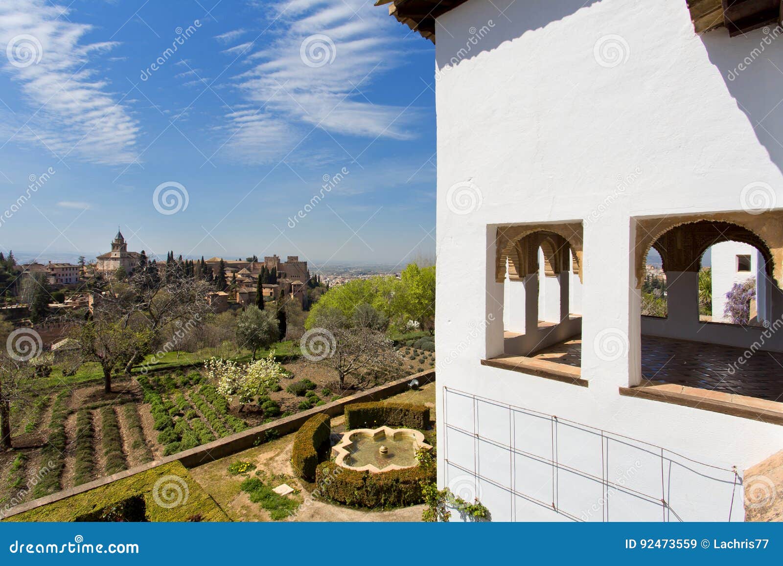 Alhambra Von Granada, Andalusien, Spanien Redaktionelles Stockbild ...
