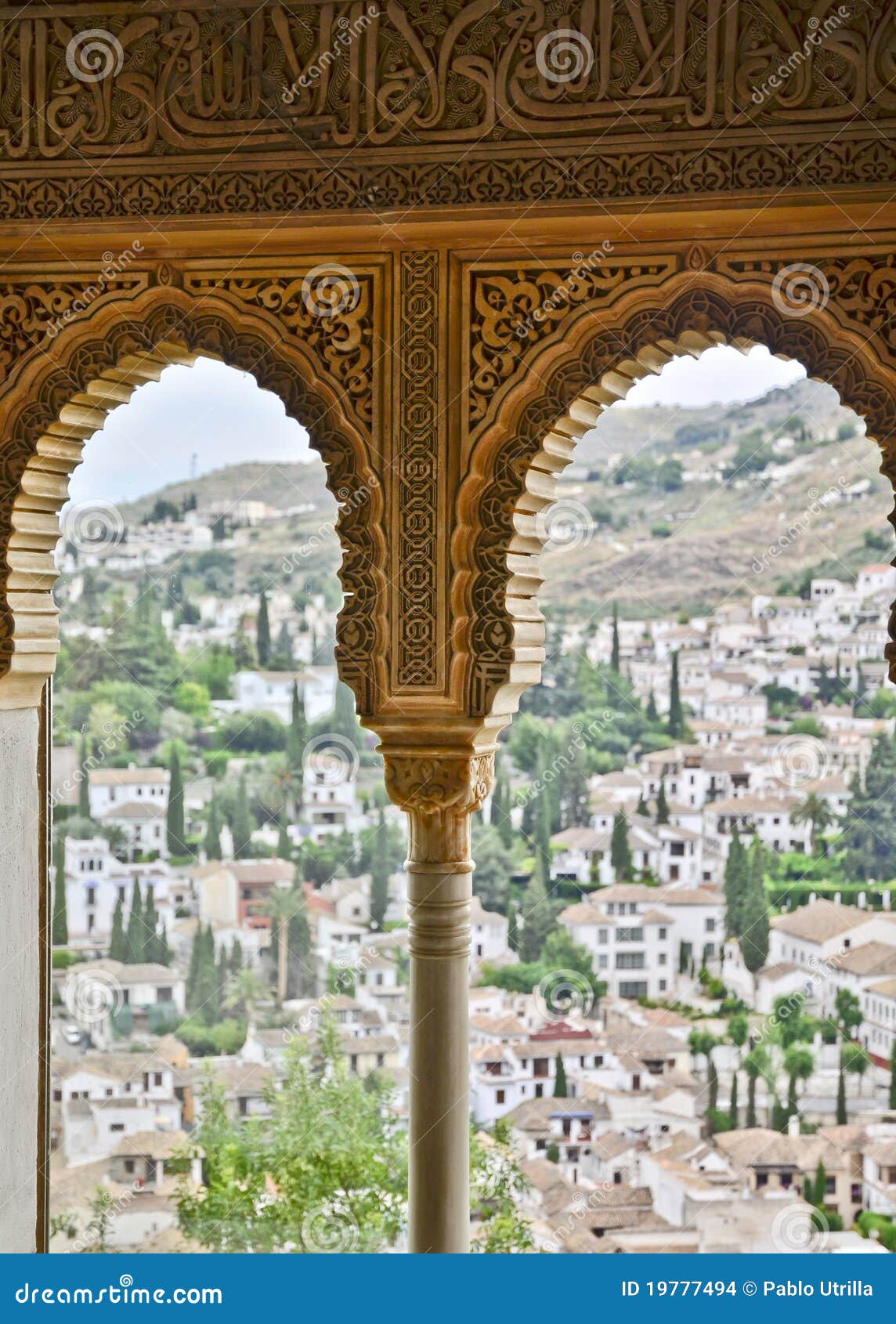 Alhambra window stock photo. Image of andalusia, tourism - 19777494