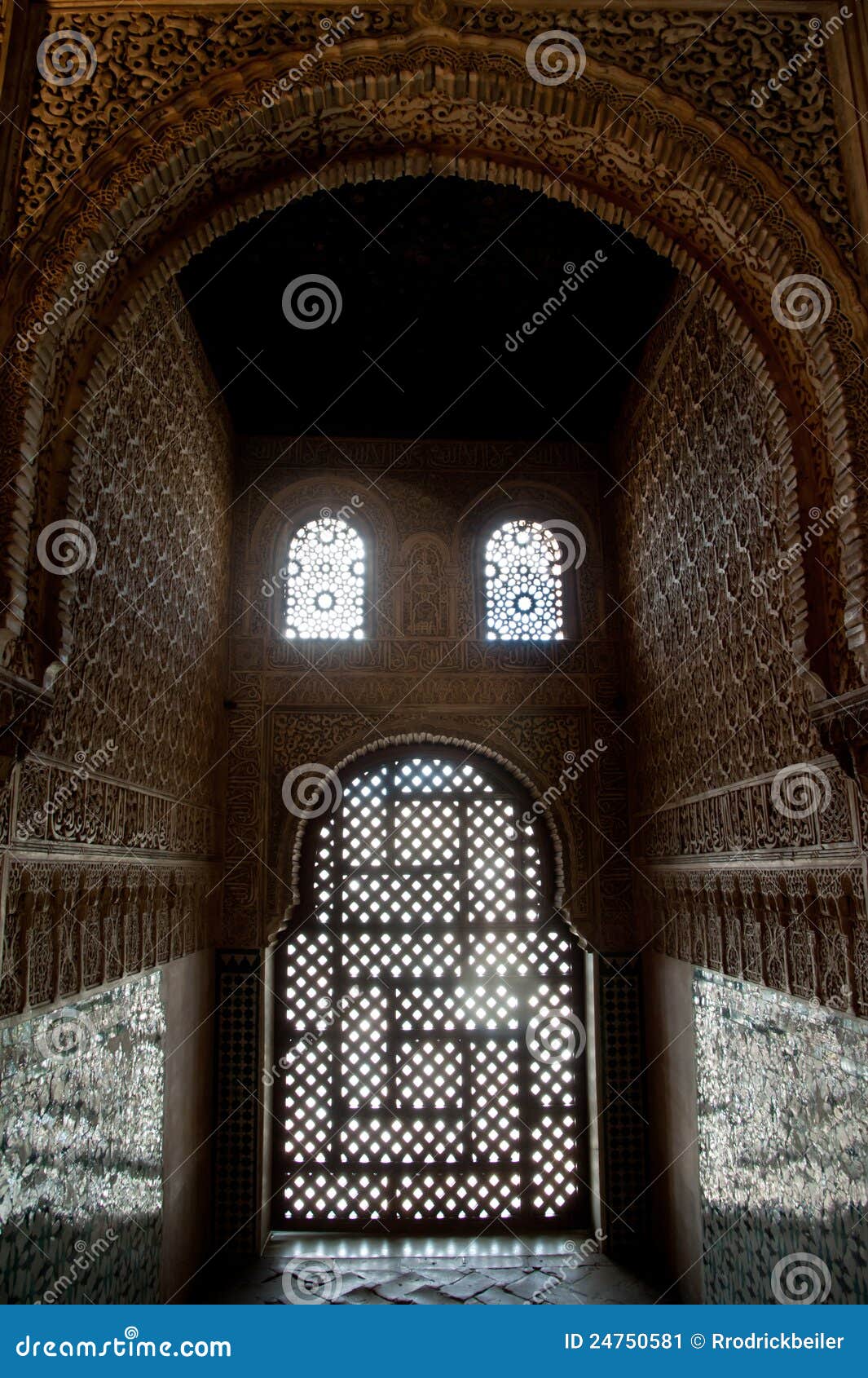 Alhambra windows stock image. Image of andalucia, window - 24750581