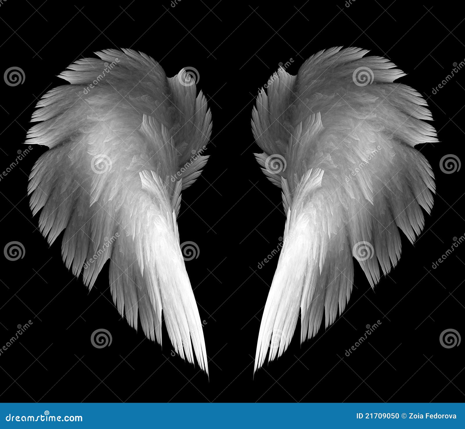 Ali di angelo illustrazione di stock. Illustrazione di guardiano - 21709050