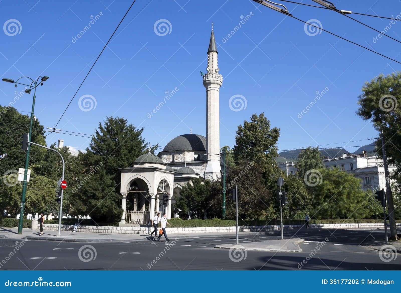 Ali Pasha Mosque fotografía editorial. Imagen de paisaje - 35177202