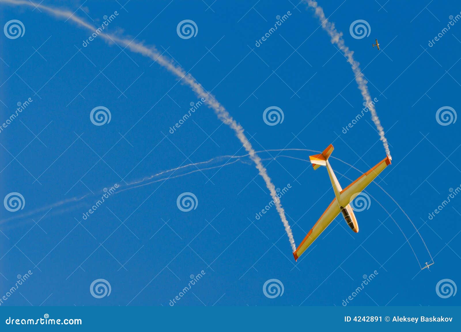 Aliante immagine stock. Immagine di aeroplano, scivolare - 4242891
