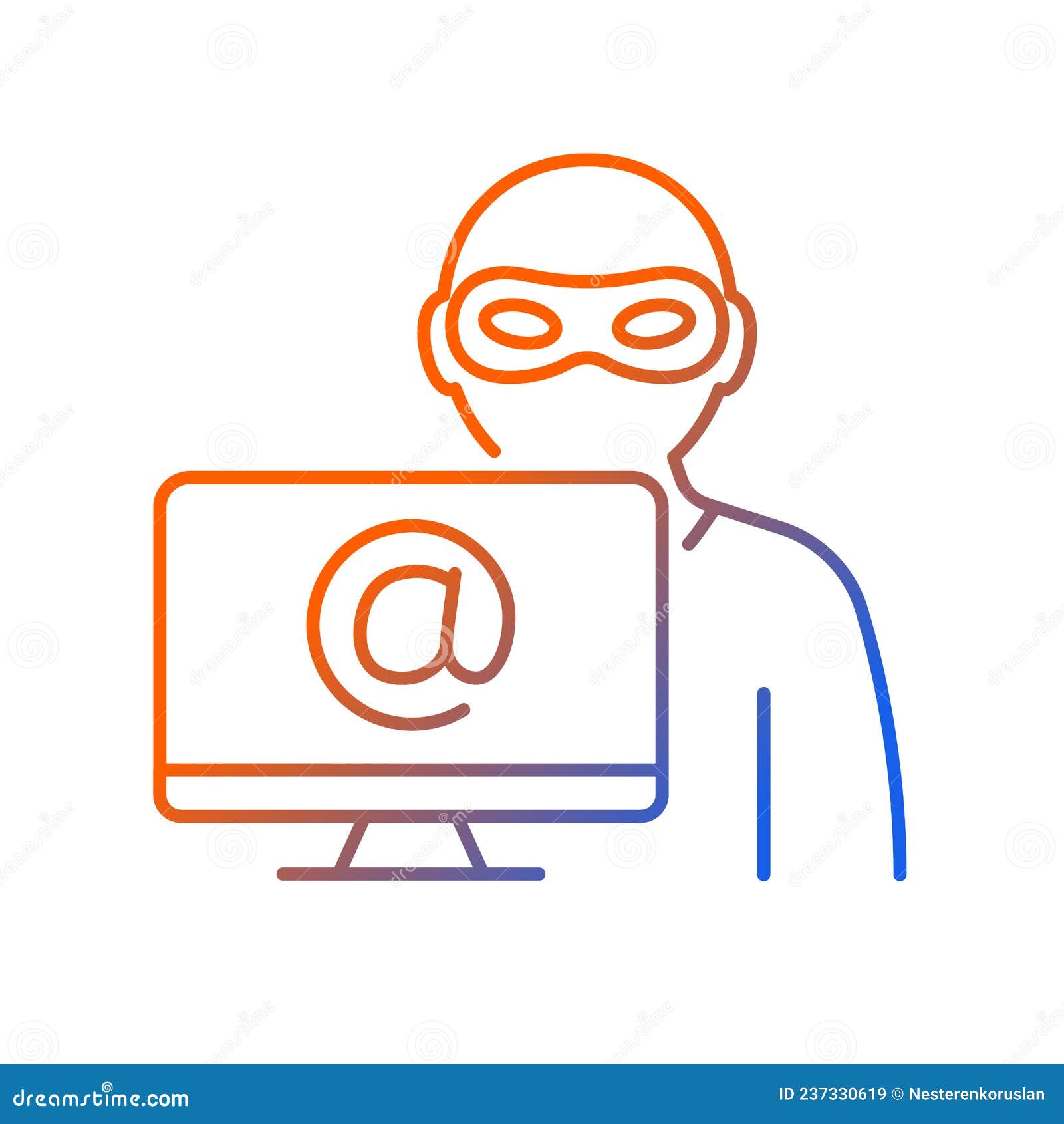 Alias Gradient Vector Icon For Dark Theme | CartoonDealer.com #237395833