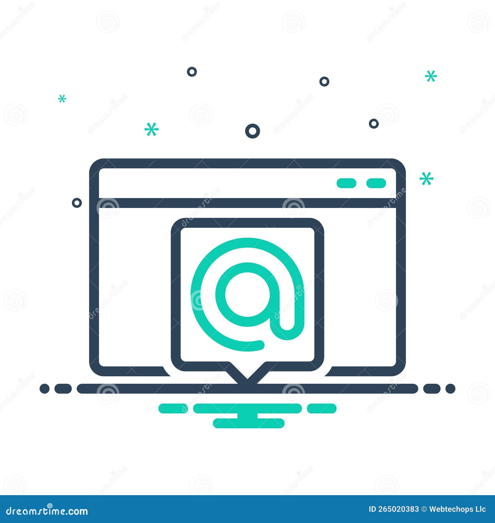 Mix Icon for Alias, Nickname and Name Stock Illustration - Illustration ...