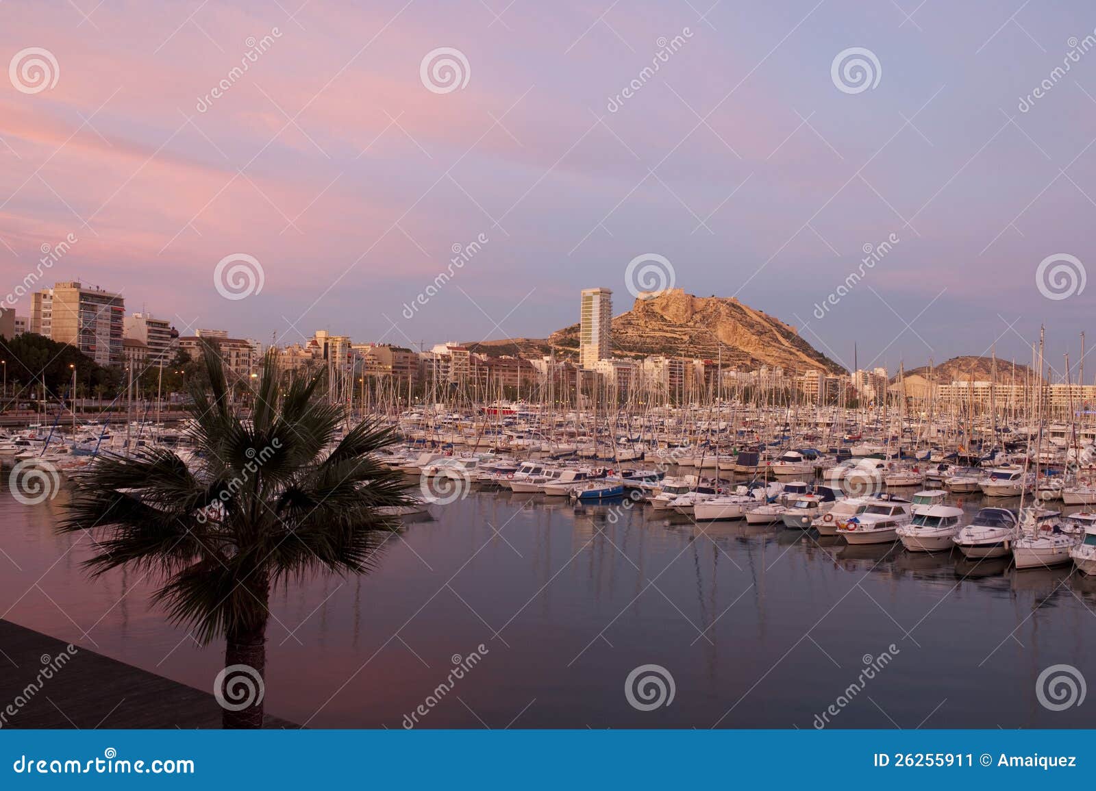 Alicante City stock image. Image of mediterranean, color - 26255911