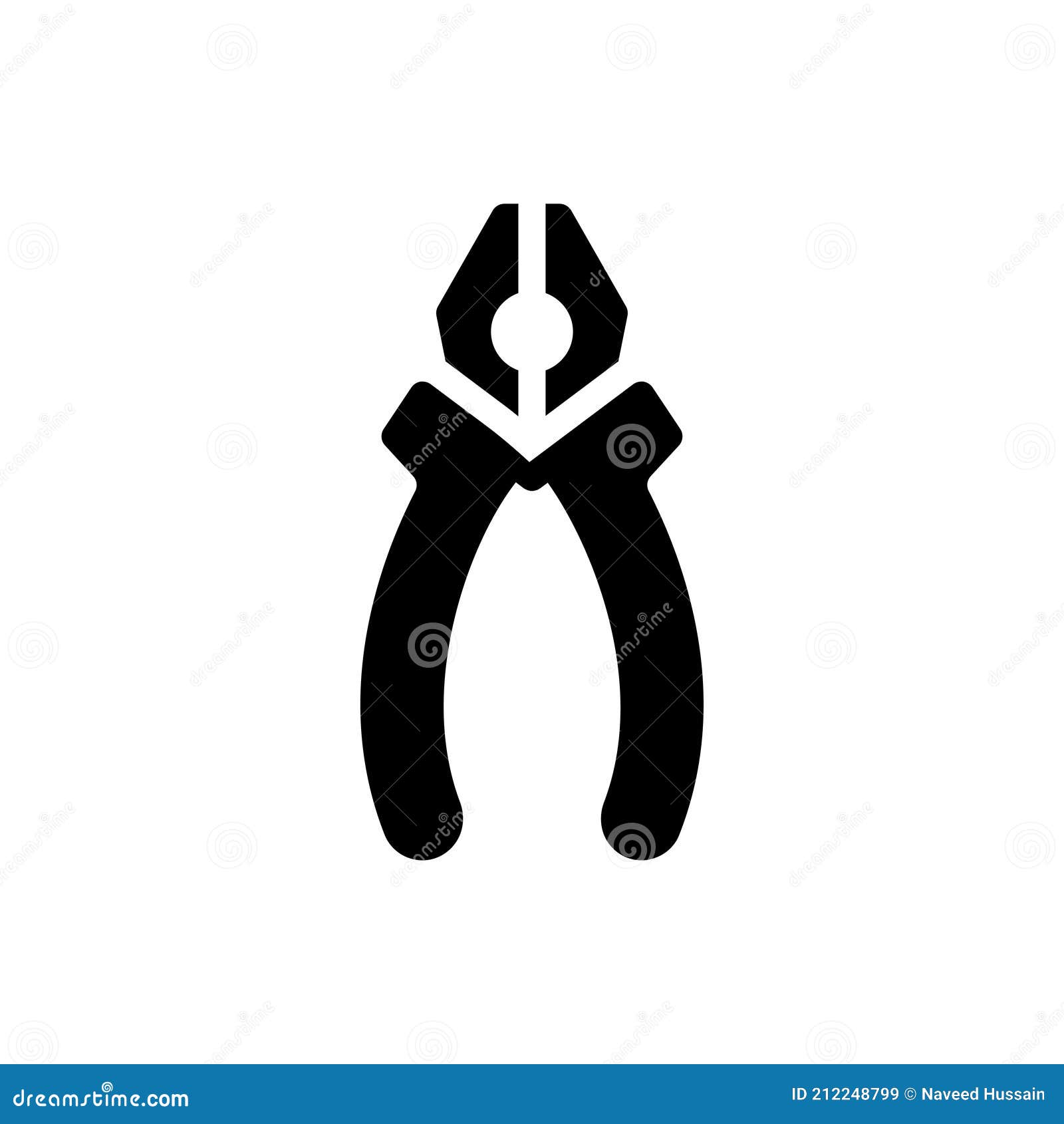 Alicate ilustración del vector. Ilustración de icono - 212248799