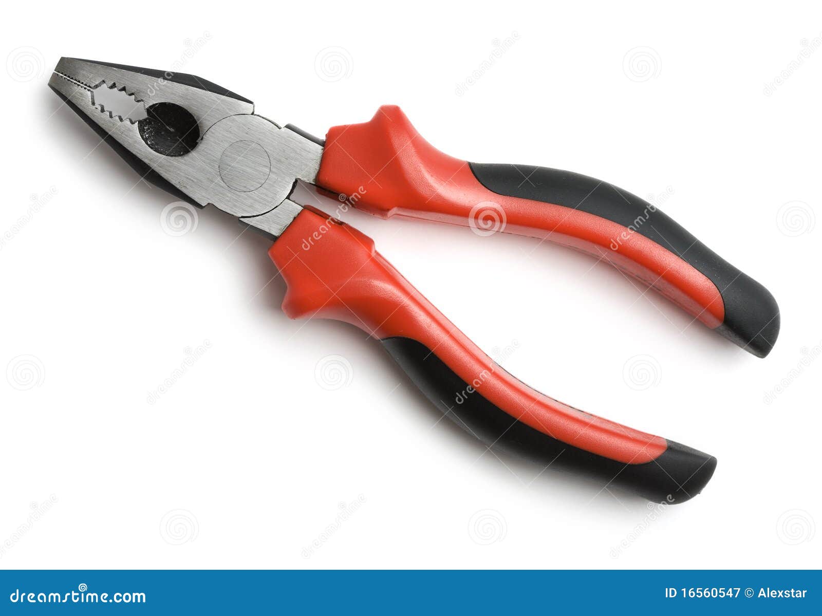 Alicates imagen de archivo. Imagen de rojo, estudio, plata - 16560547