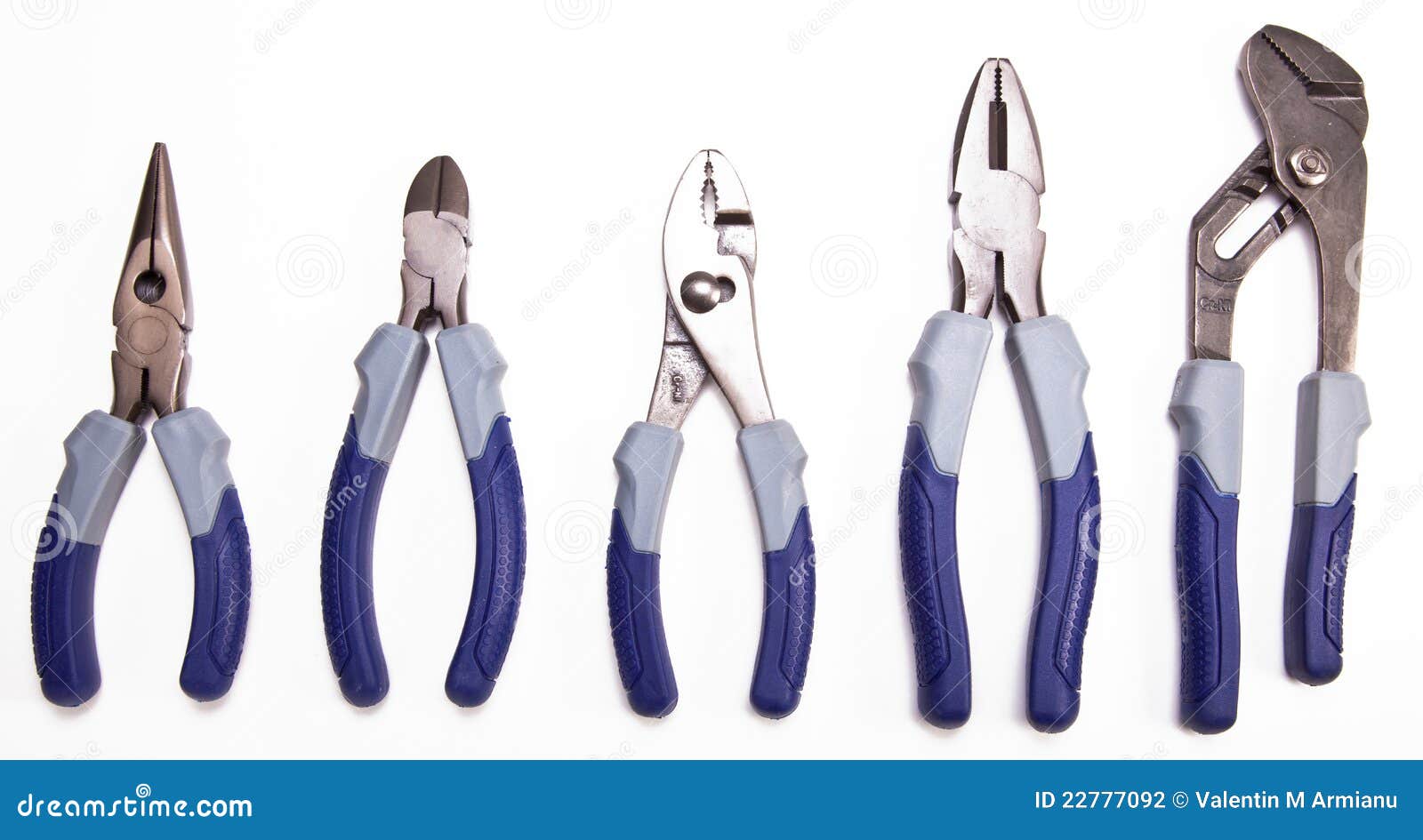 Alicates foto de archivo. Imagen de mano, aislado, maneta - 22777092