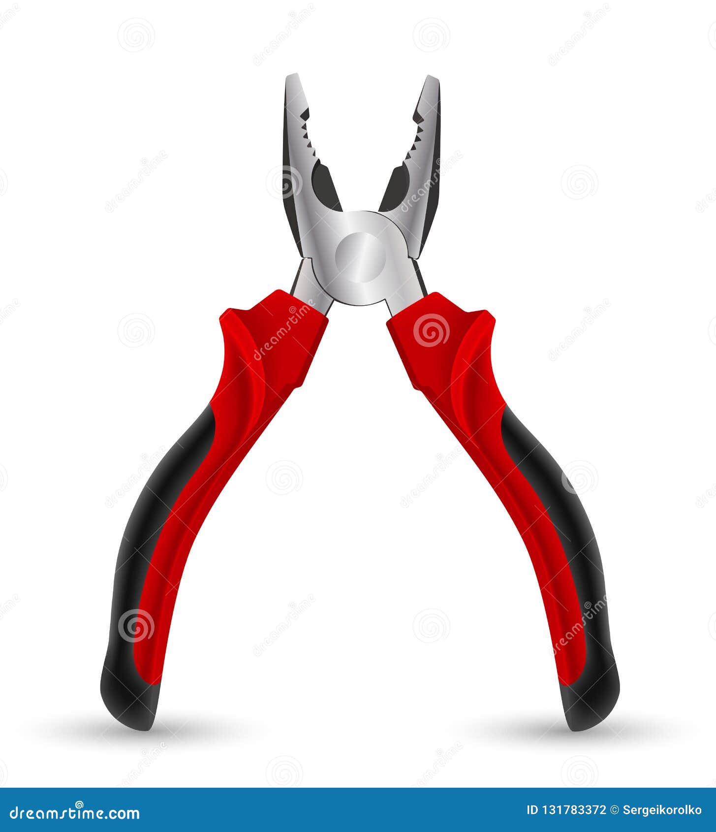 Alicates Del Vector, Herramienta Profesional Ilustración del Vector ...