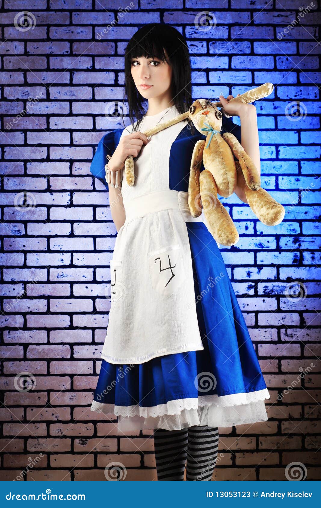 Alice game stock image. Image of brunette, woman, carrol - 13053123