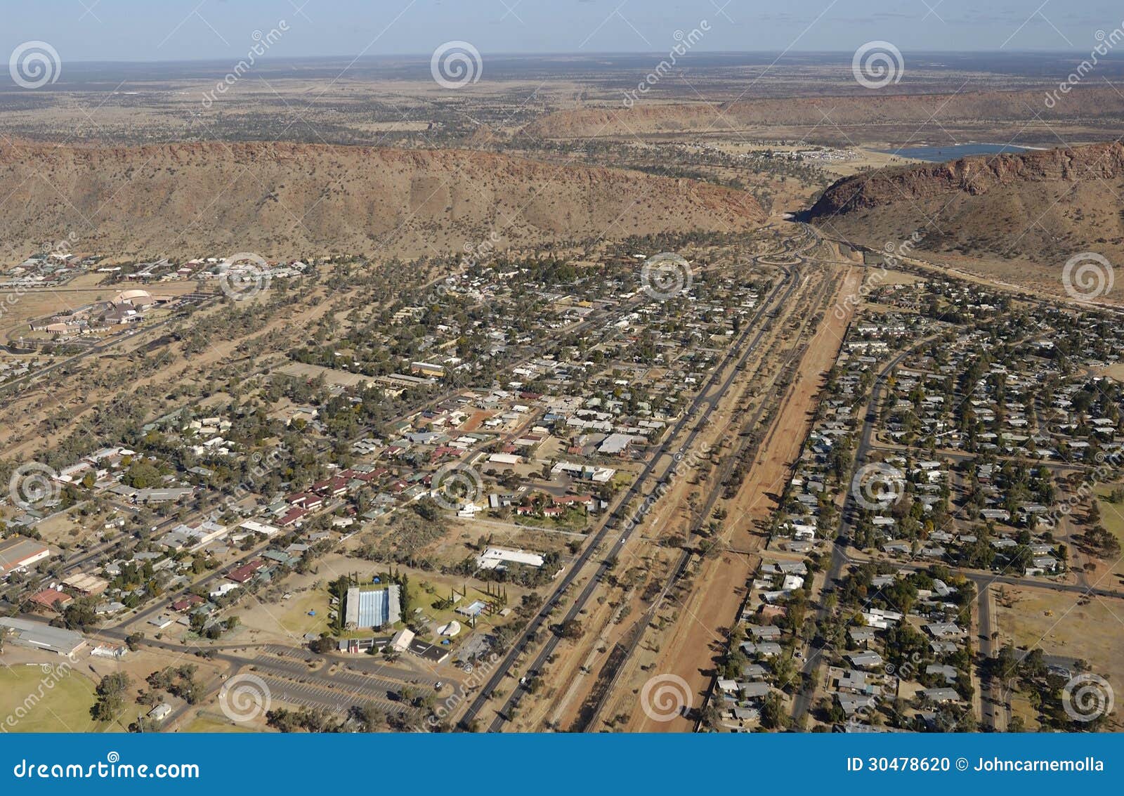 Alice Springs stock photo. Image of alice, aerial, springs - 30478620