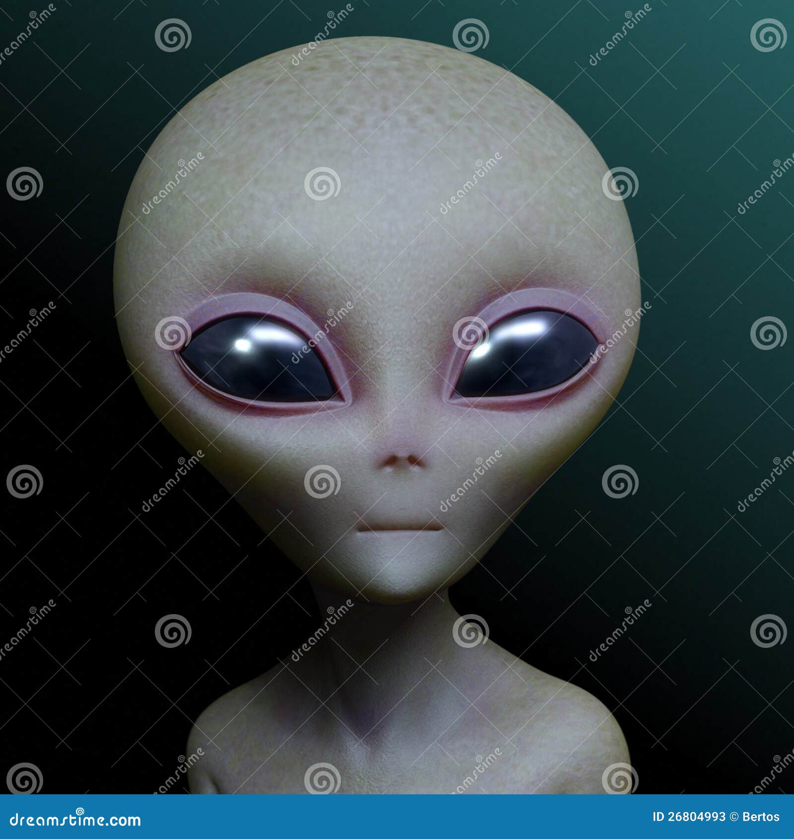 Alien stock illustration. Illustration of character, green - 26804993