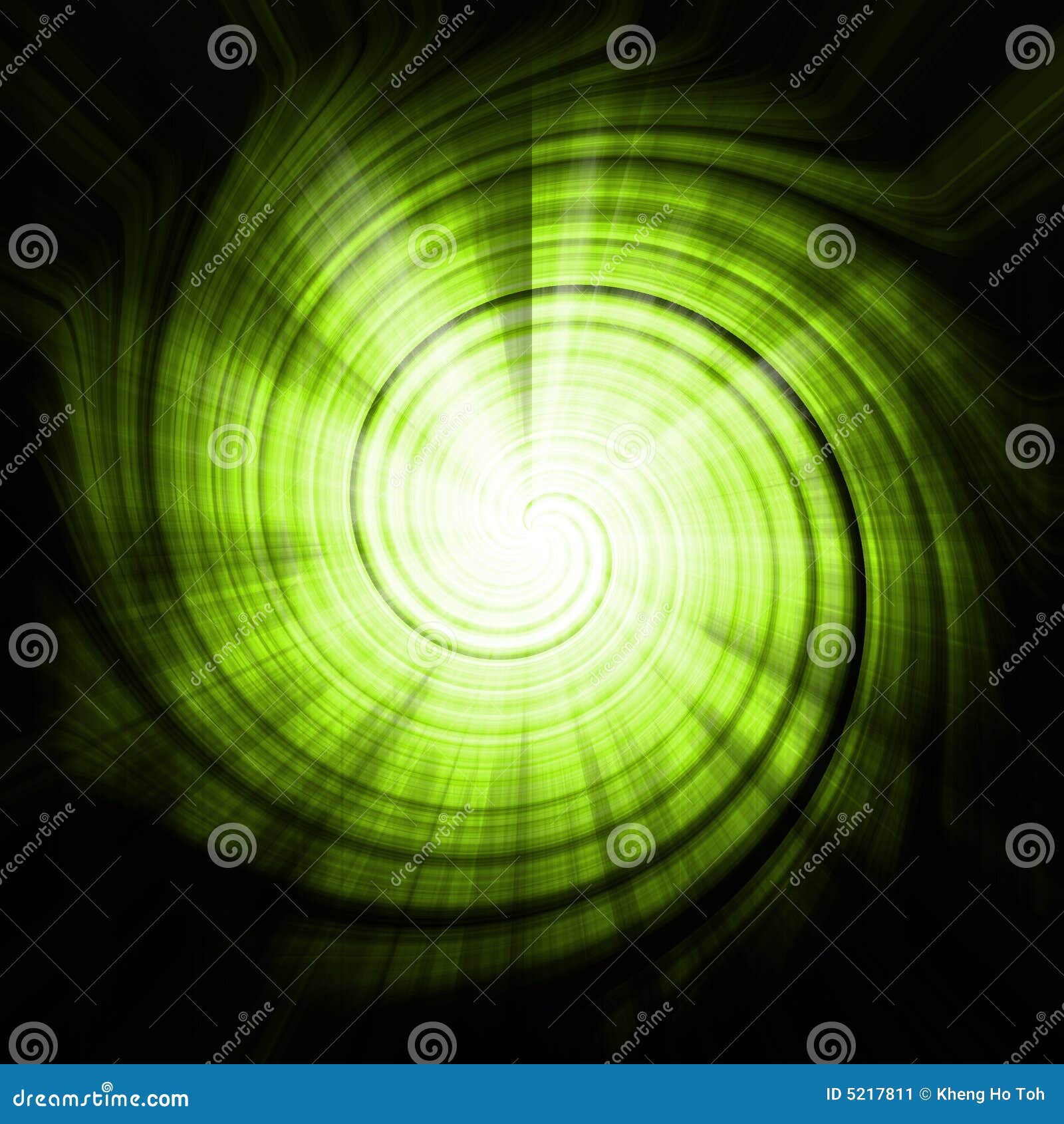 Green Vortex Wallpaper