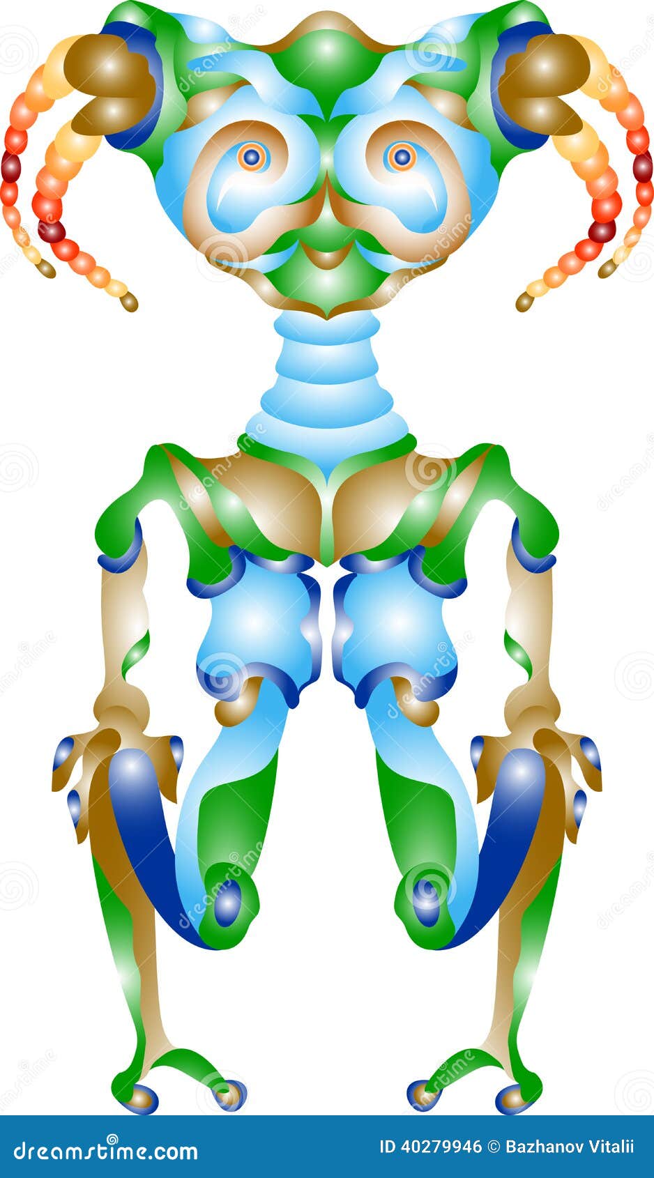 Alien ant. stock vector. Illustration of closeup, pitcher - 40279946