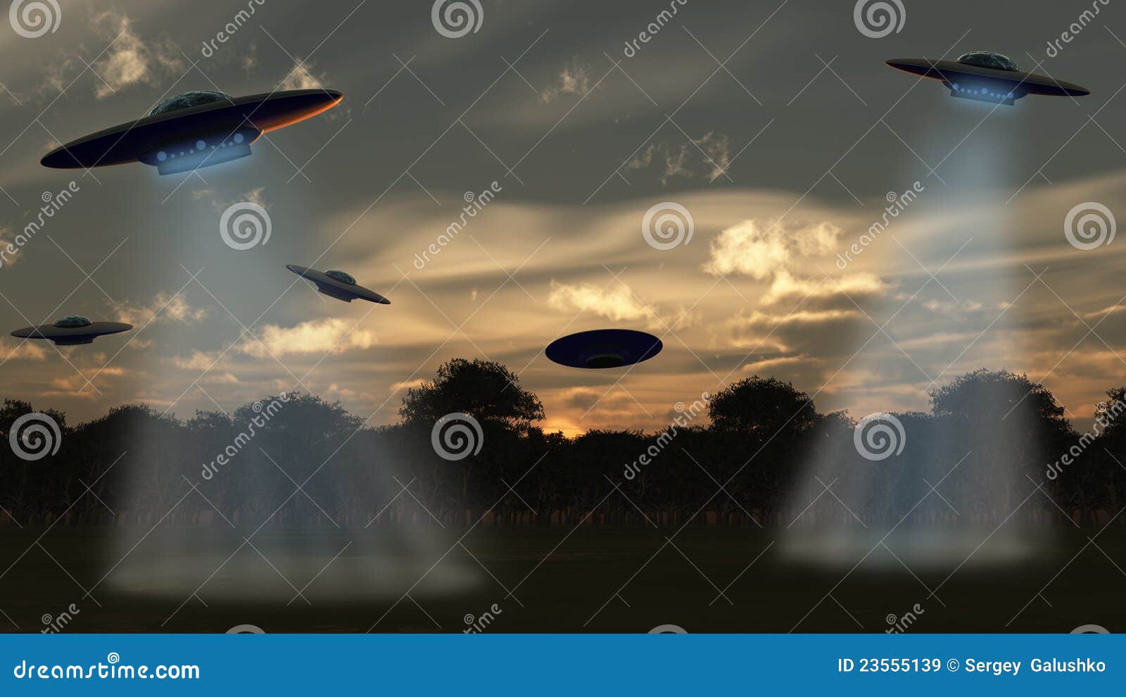 Alien attack stock illustration. Illustration of classic - 23555139