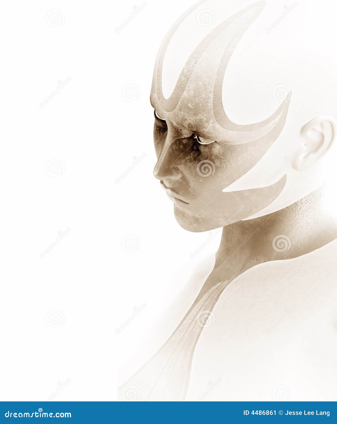 Alien being stock illustration. Illustration of power - 4486861