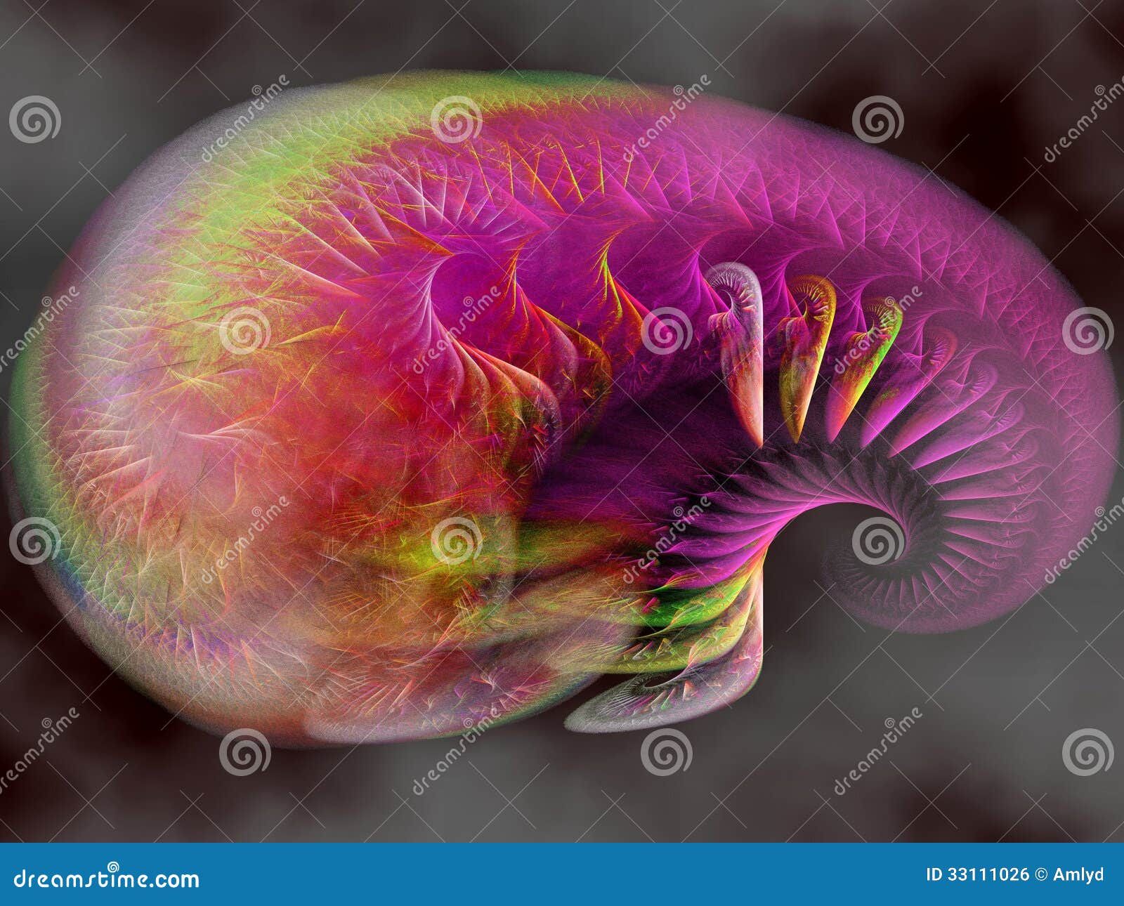 Alien Brain stock photo. Image of backdrop, exotic, alien - 33111026